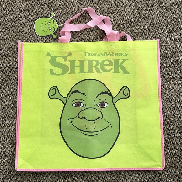 Dreamworks | Bags | Dreamworks Shrek Reusable Tote Grocery Bag | Poshmark